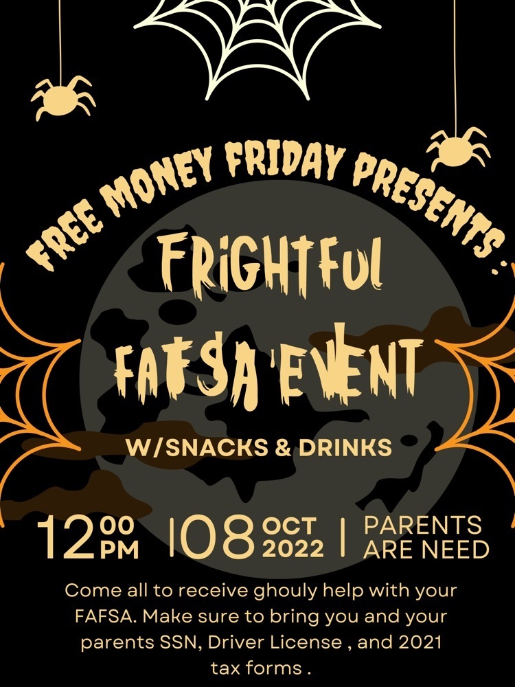 WCHS FRIGHTFUL FAFSA EVENT | Washington County School District