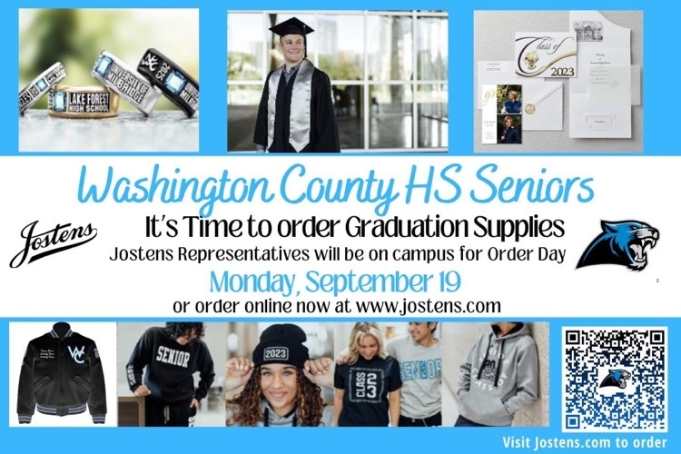WCHS GRADUATION ORDERING ANNOUNCEMENT | Washington County High School